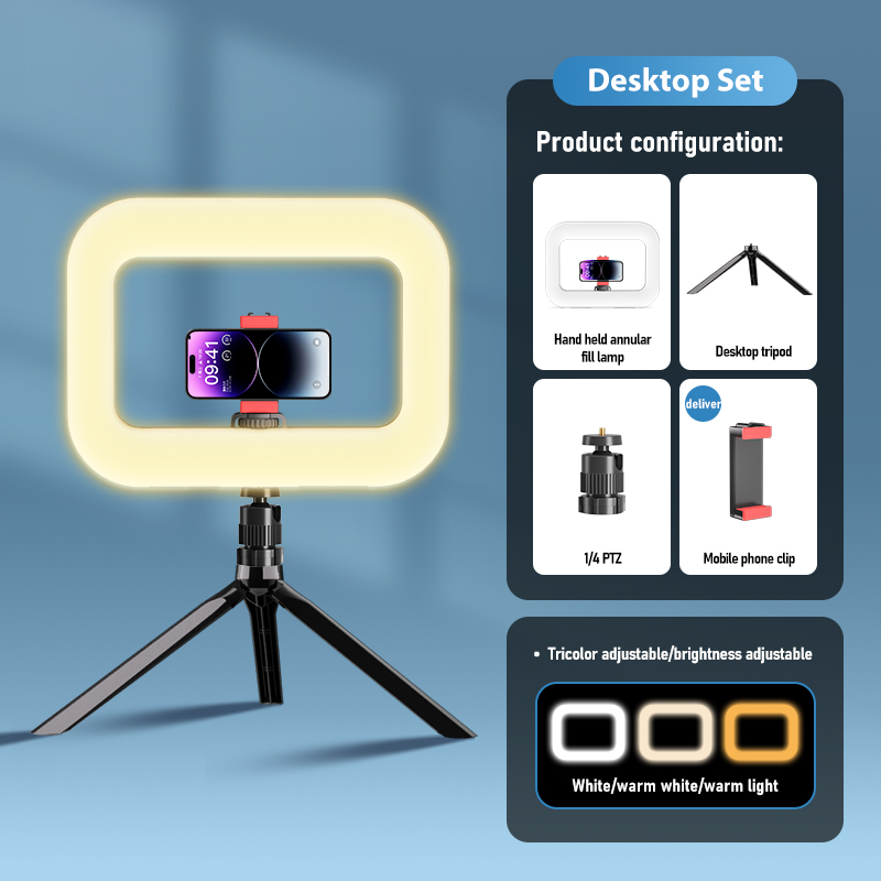 11 inch LED Mobile Ring Light Flat Panel Light Fill Light Soft Light ...