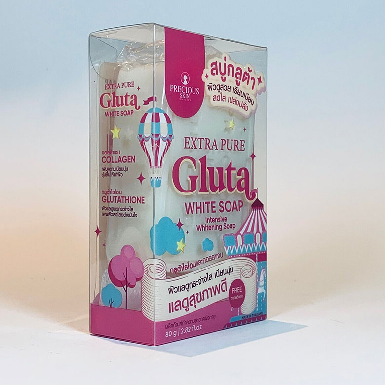 EXTRA PURE GLUTA WHITE SOAP by PRECIOUS SKIN from THAILAND 100% ...