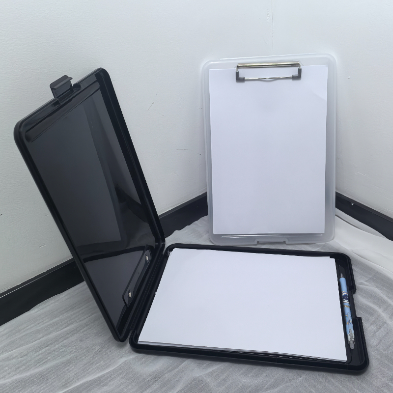Long Clipboard With File Box 2 in 1 Writing Board Clamp File Storage ...