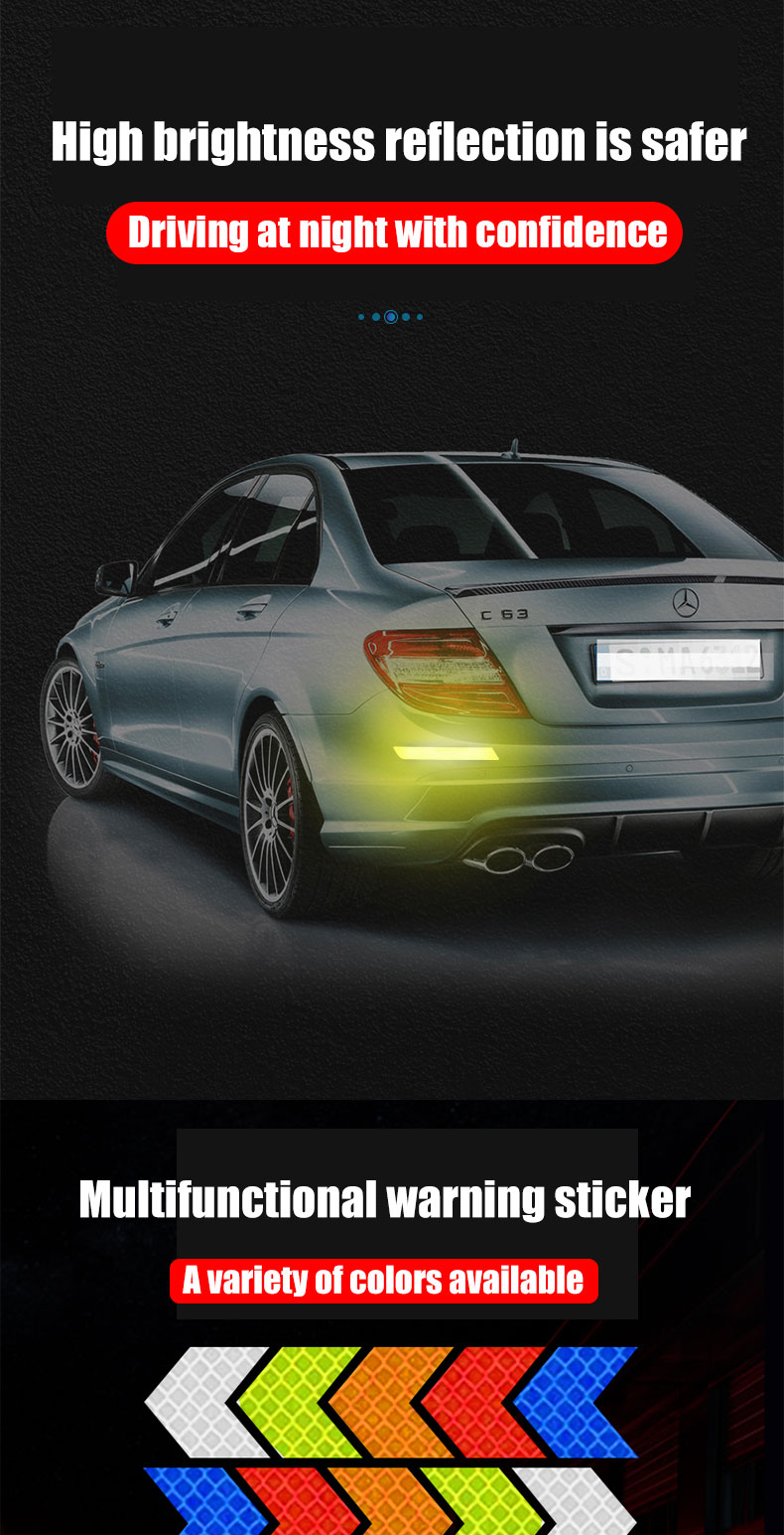 100pcs Reflective Sticker car Motorcycle reflectorized Helmet Shape ...