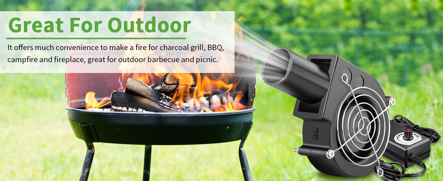 Blower Kalan Fan Controller 12V AC Powered Fan BBQ with Variable Speed ...