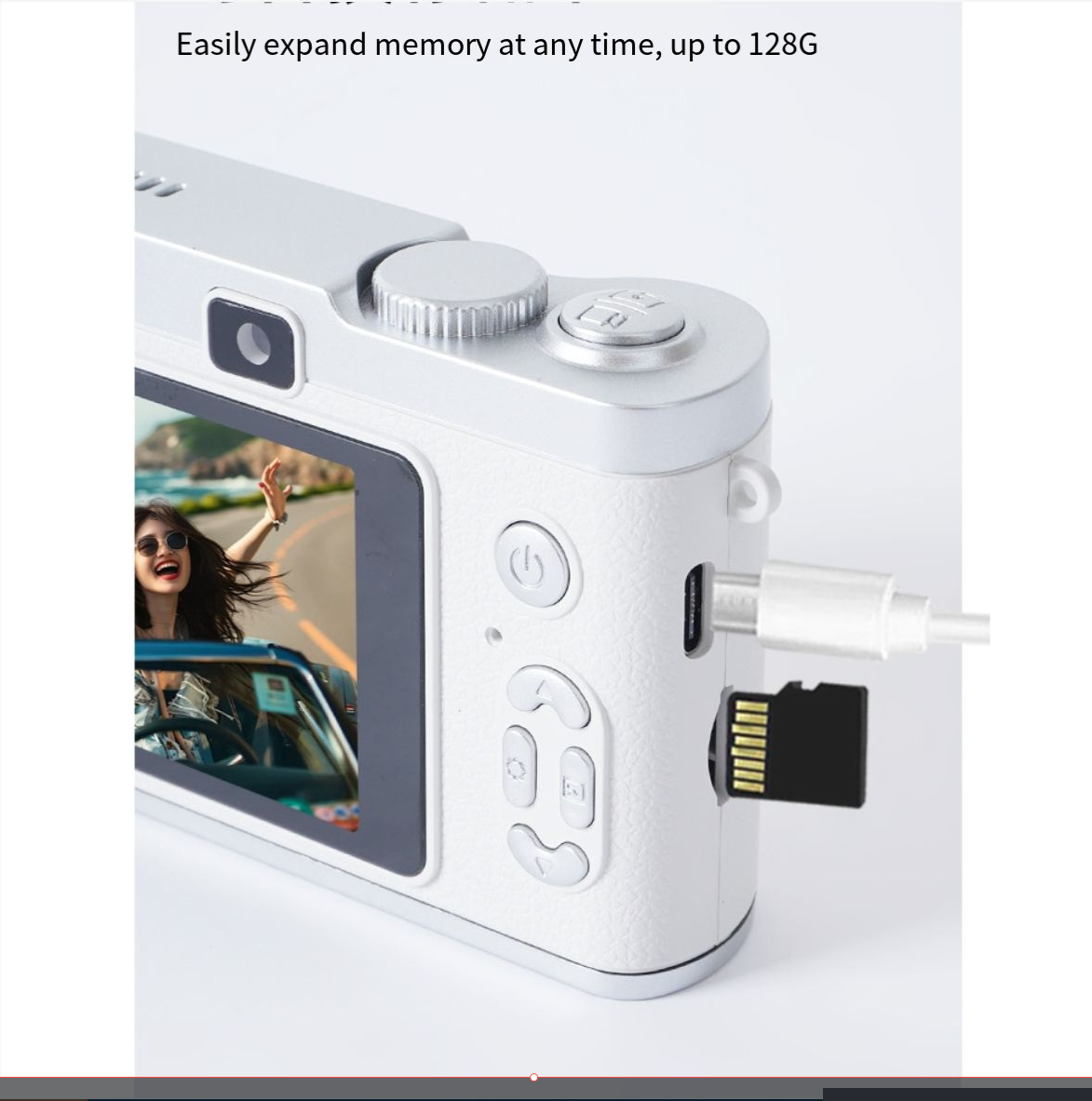 New CCD Digital Camera Selfie Student entry HD travel Camera Retro ...