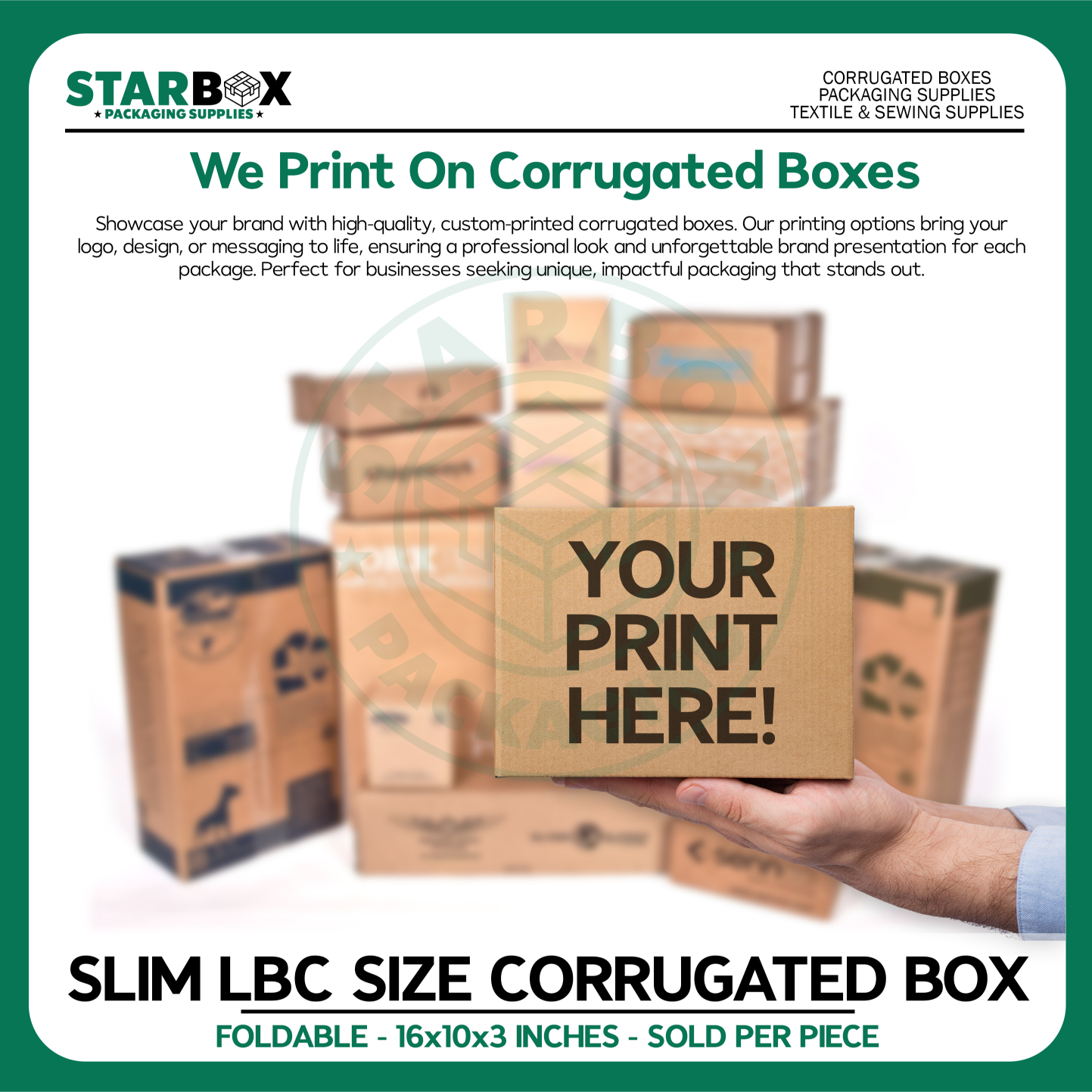 Starbox Slim LBC Express Sizes Corrugated Cargo Shipping Boxes ...