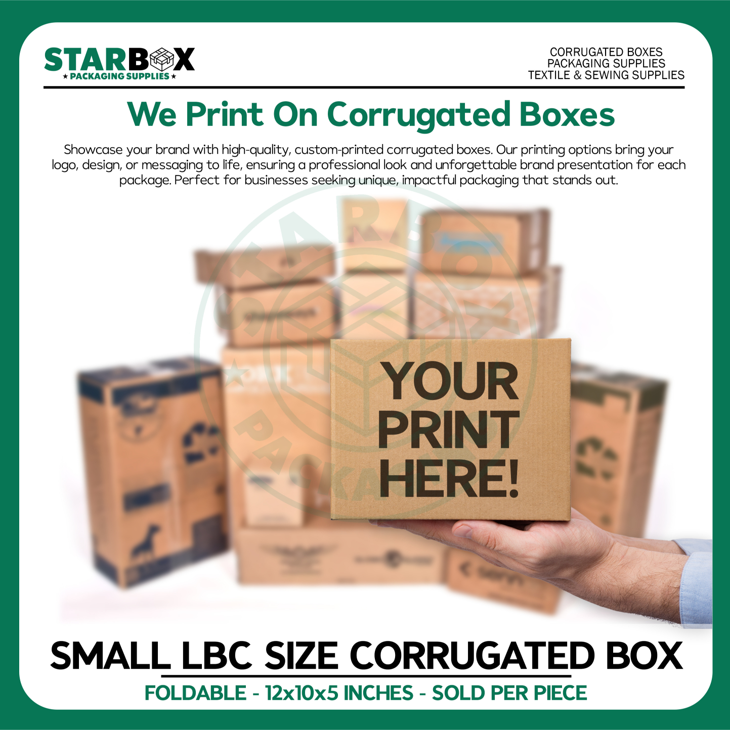 Starbox Small LBC Express Sizes Corrugated Cargo Shipping Boxes ...