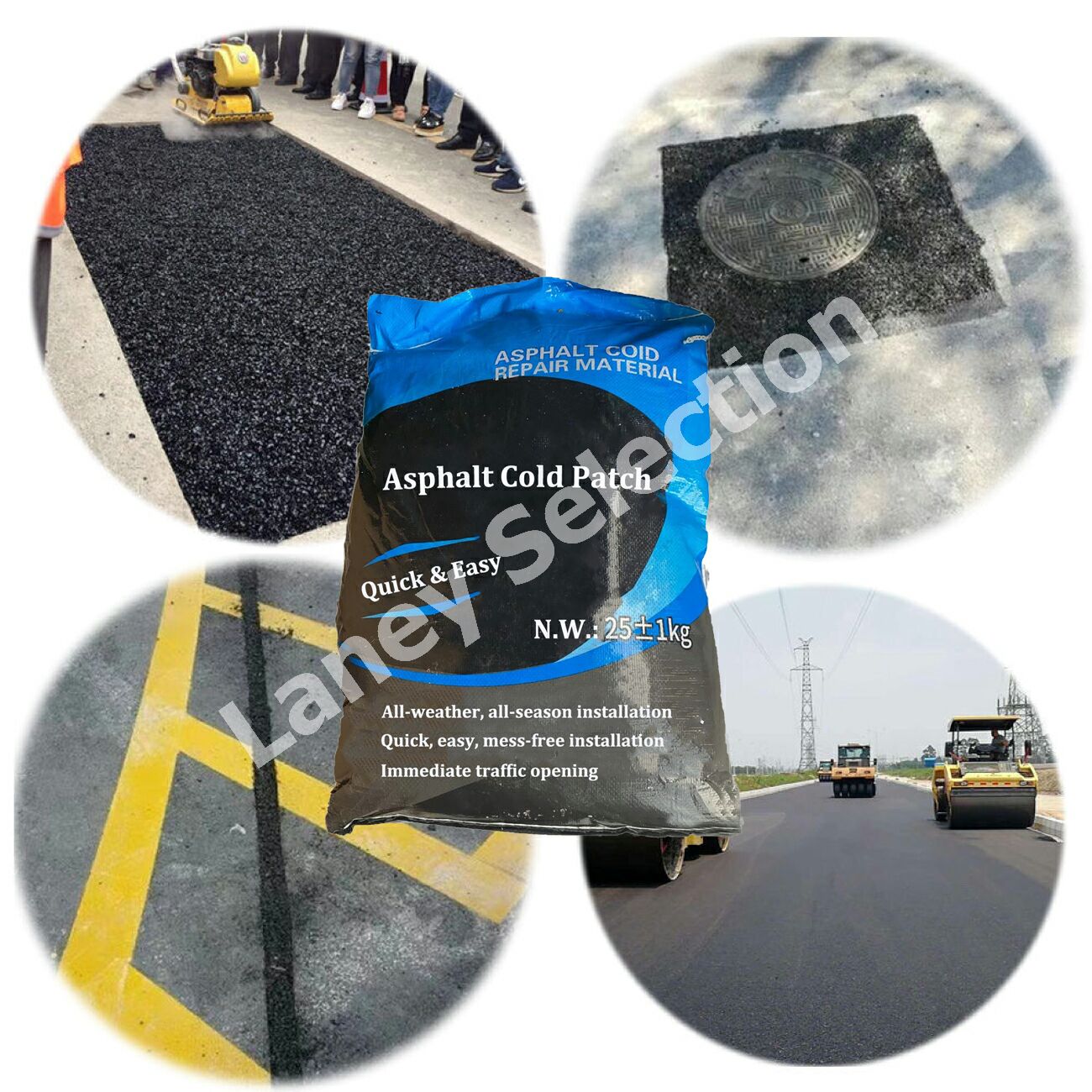 Cold-applied Asphalt Patching Tarmacadam for pothole and spall repair ...