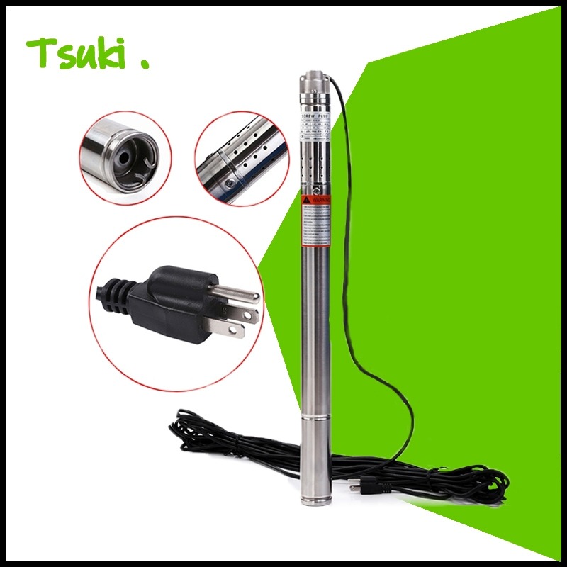 New 2Inch Submersible Pump 0.5-2HP Water Pump Deep Well 220V 60Hz 180ft ...