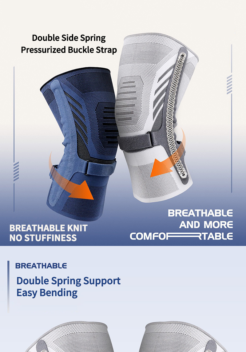 LAYOTO Knee Braces-knee Compression Sleeve-Adjustable Knee Support for ...