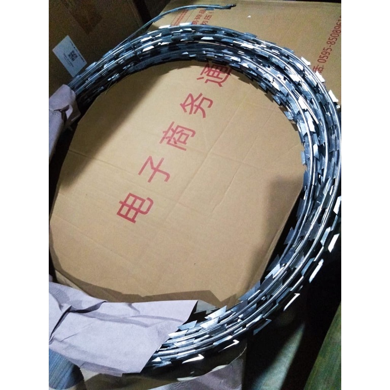 20M/50M/100METERS BARBED RAZOR WIRE / COMBAT WIRE / ANTI-THEFT / ANTI ...
