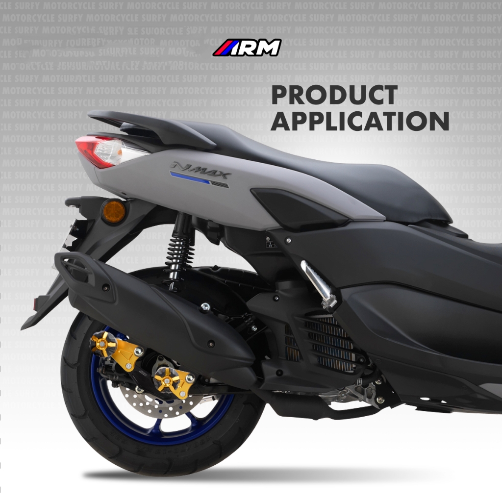 ARM Muffler Slider with Axel Cap For Nmax Aerox V1 V2 Heavy Duty ...