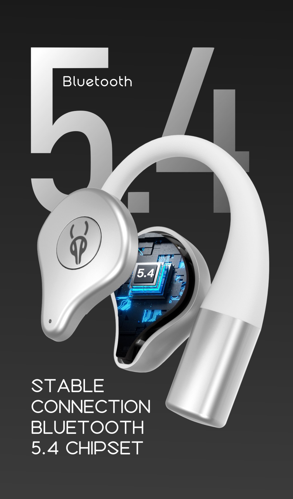 Sabbat Q12 Open Wearable Stereo Wireless Earbuds HD Calls Noise Reduction Bluetooth 5.4 | Shopee ...