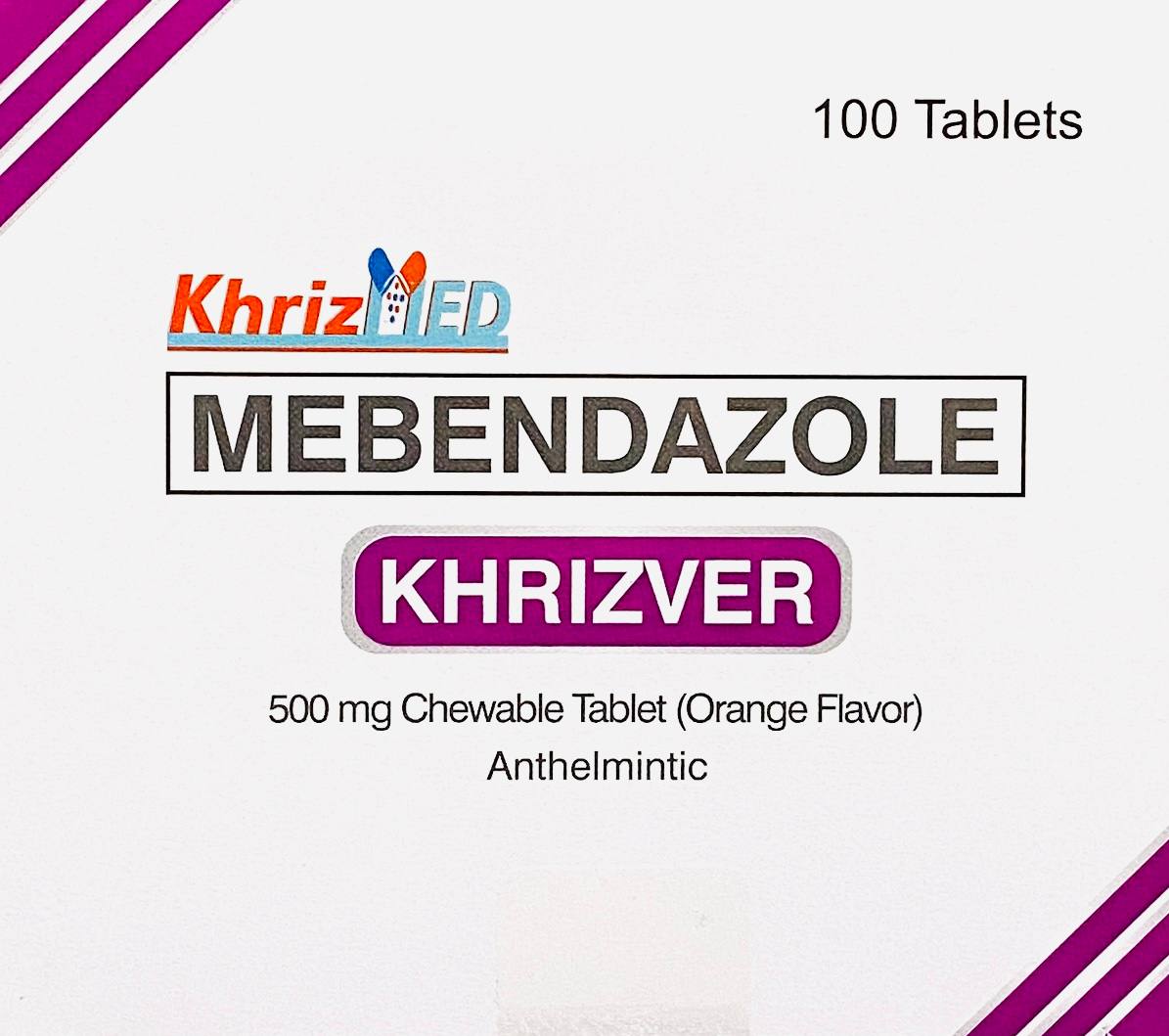 Mebendazole 500mg 10 Tabs - Deworm / Parasite Cleaner (Antiox generic ...