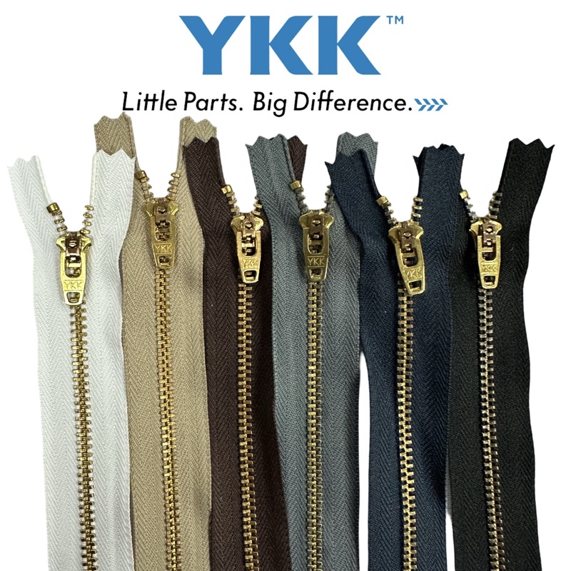 8” YKK Rugged Zipper Brass Zipper for Pants Shorts (Per Piece) | Shopee ...