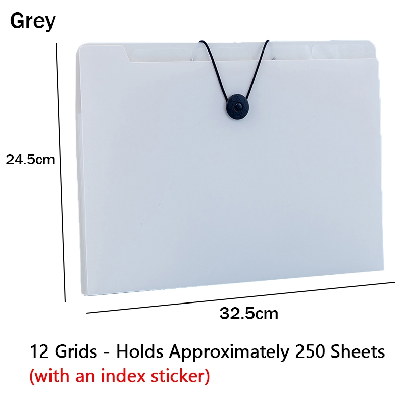 METECH School Supplies 8/12/13 Pockets Colorful A4 Expanding File ...