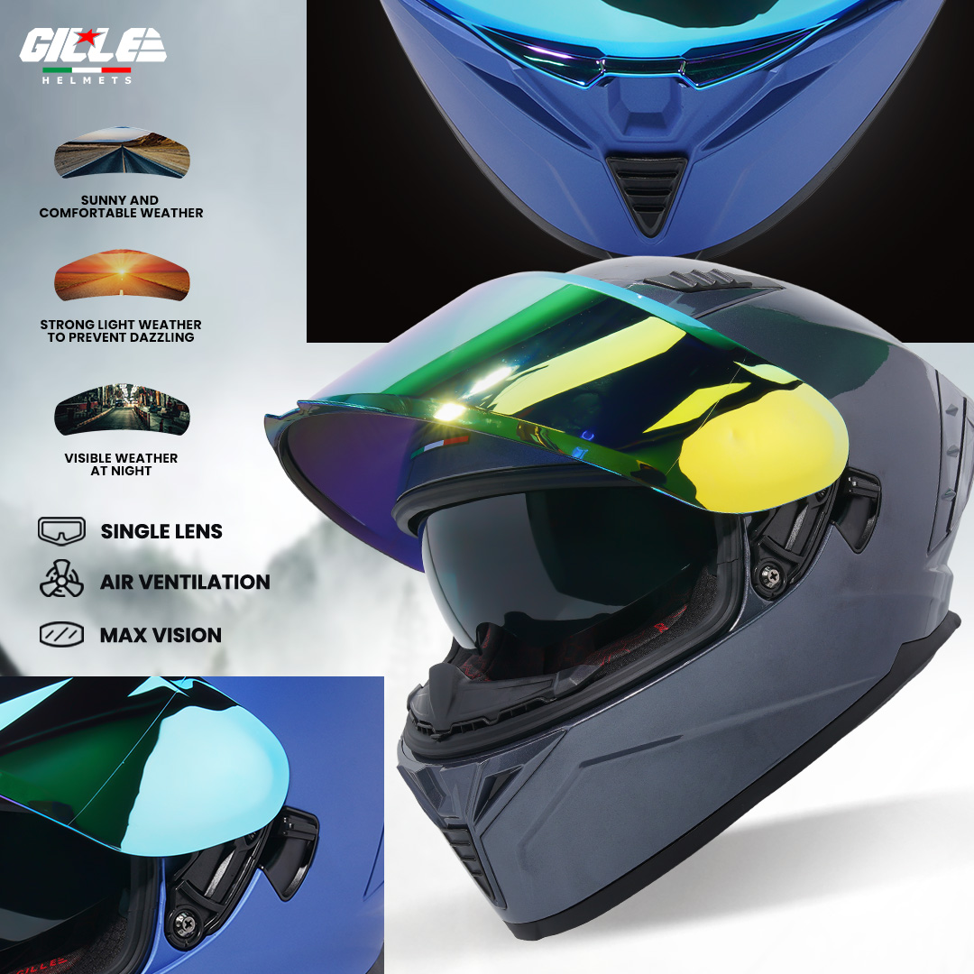 GILLE CIRCUIT helmet full face helmet Dual Visor for women and men ...