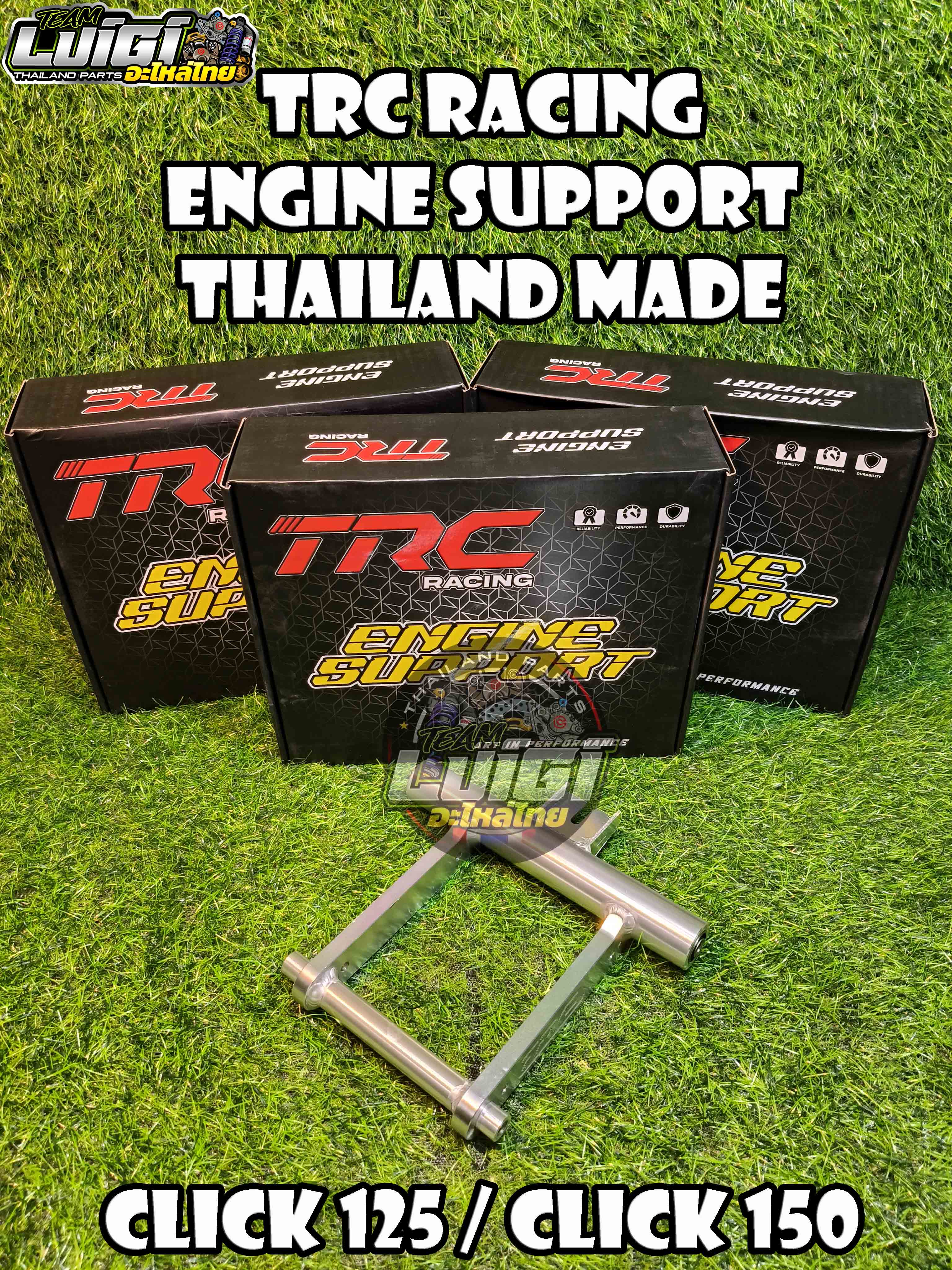 TRC CNC ENGINE SUPPORT +2.5 HONDA CLICK 125 / CLICK 150 MADE IN ...