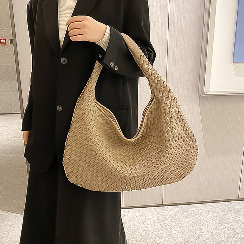 Handwove Women's Handbags Retro Leather Shoulder Bag High Quality ...