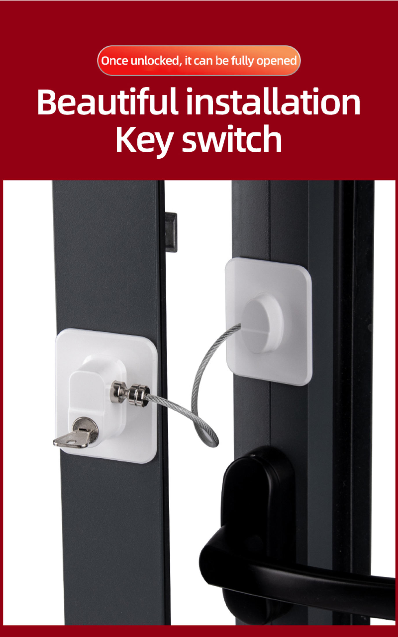 2PCS Refrigerator Door Lock Strong Adhesive Freezer Door Lock Child ...