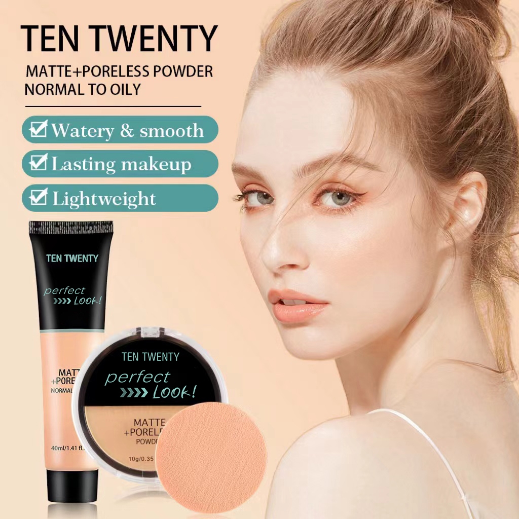 TEN TWENTY 2in1 Face Powder And Liquid Foundation Matte Finish SPF+ ...