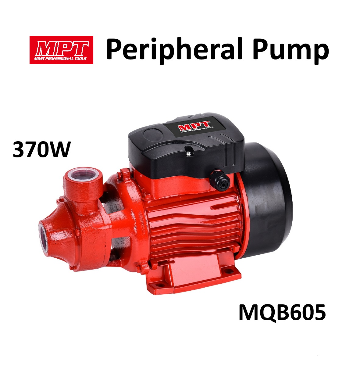 MPT 370W Peripheral Vortex Booster Pump 0.5HP MQB605 •MOST PROFESSIONAL ...