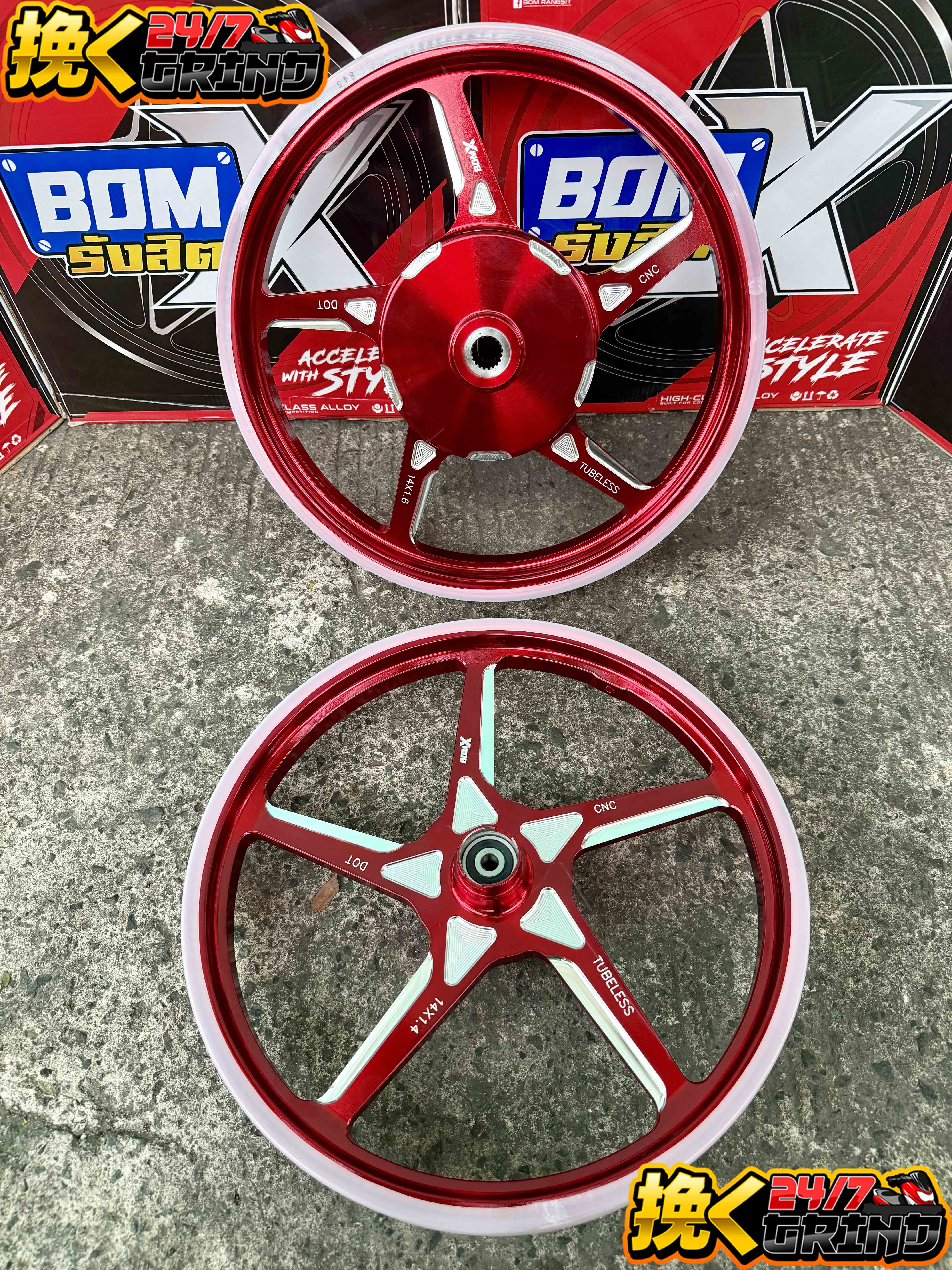 BOM RANGSIT MAGS Vela For Yamaha Mio Sporty 5 Spokes (5 Spokes) HEAVY ...