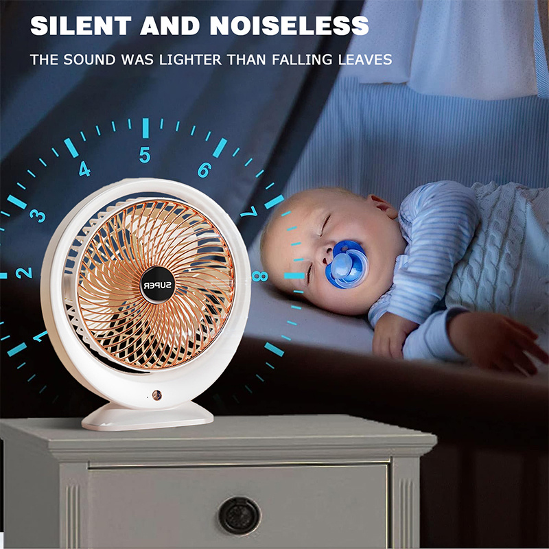 Portable Electric fan rechargeable firefly Desktop Fan adjustable mini ...