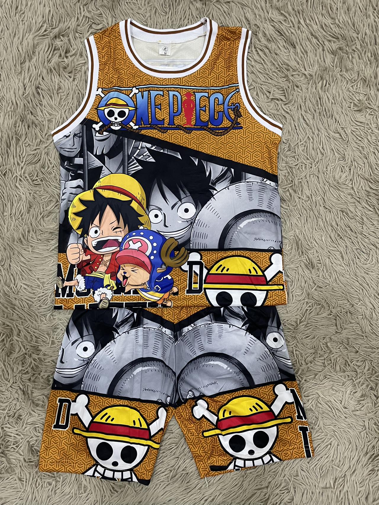 Kid's jersey terno 8-13yrsold Luffy | Shopee Philippines