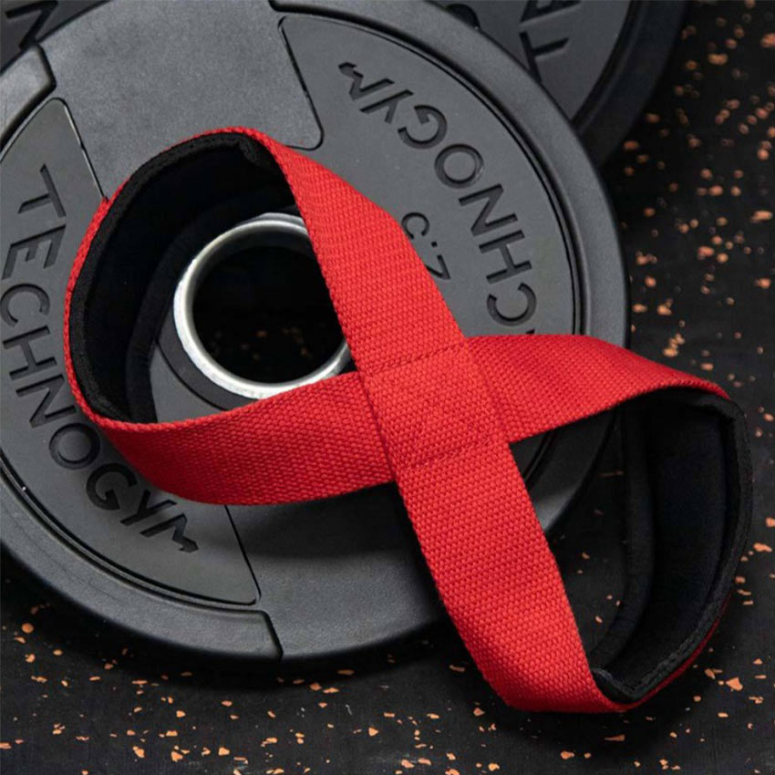 1Pair Padded Figure 8 Straps Deadlift Weight Lifting Wrist Belts For ...