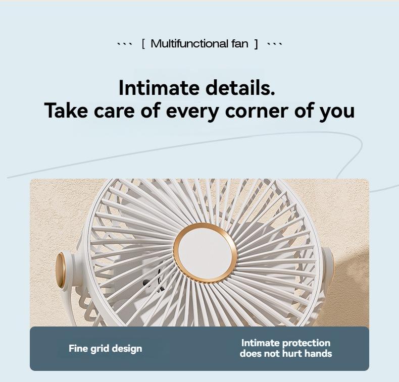 Portable Electric fan rechargeable firefly Desktop Fan adjustable mini ...
