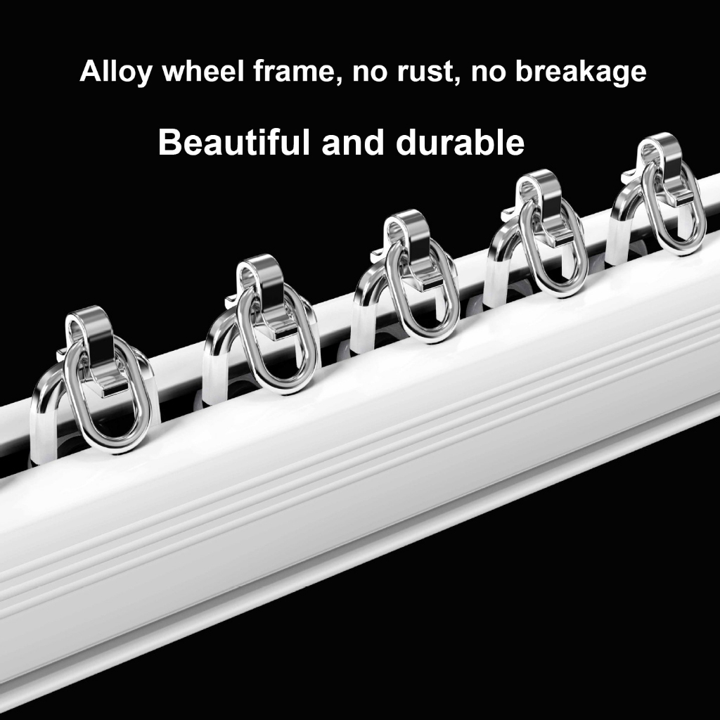 Curtain track top-mounted silent slide rail single and double rail ...