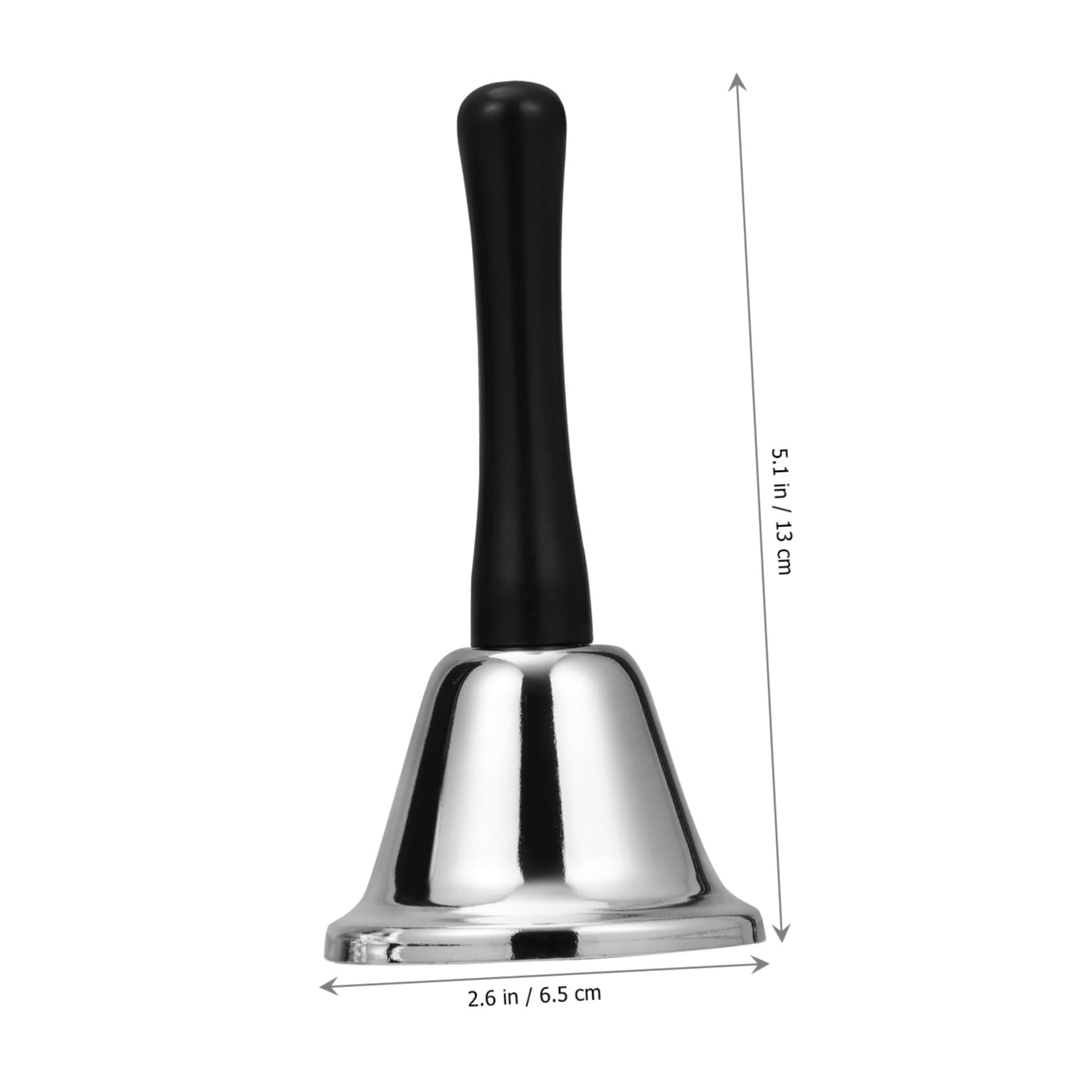 Hand Bell Loud Silver Steel Bell for Adults Ideal as Dinner Bell in ...