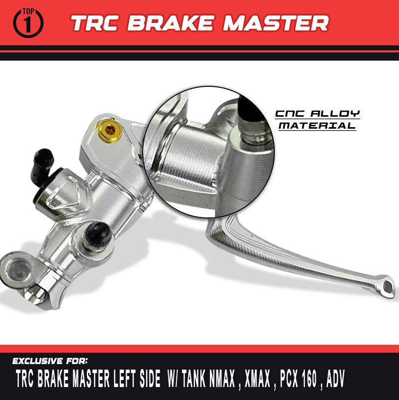 TOP 1 MOTORCYCLE TRC BRAKE MASTER LEFT SIDE W/TANK NMAX,XMAX,PCX 160,ADV | Shopee Philippines