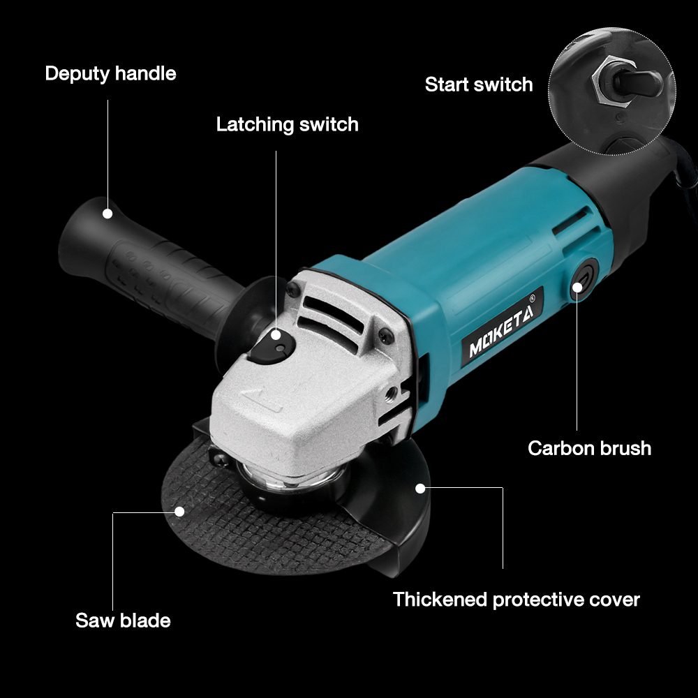 Electric Hand Angle Grinder 1200W Electric Power Tool ( Free Metal ...