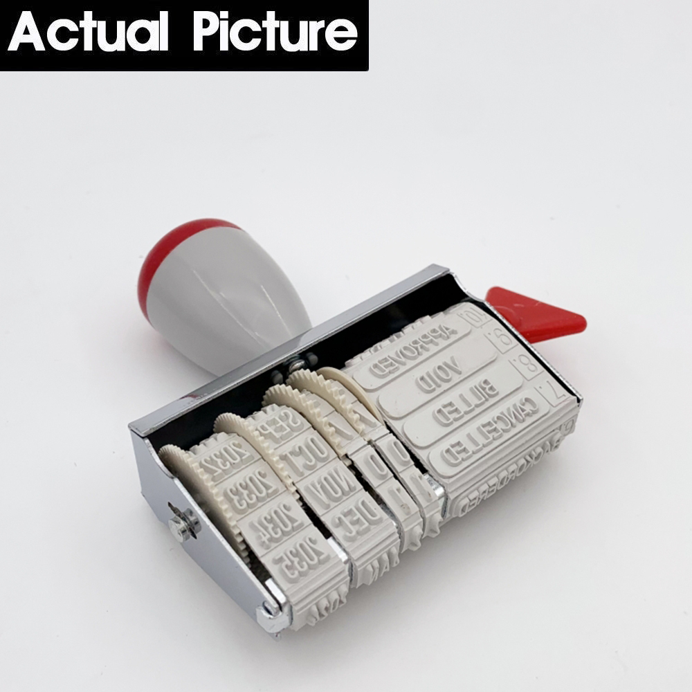 12 Office Text And Date Stamp Day Month Year RECEIVED INVOICED PAID ...