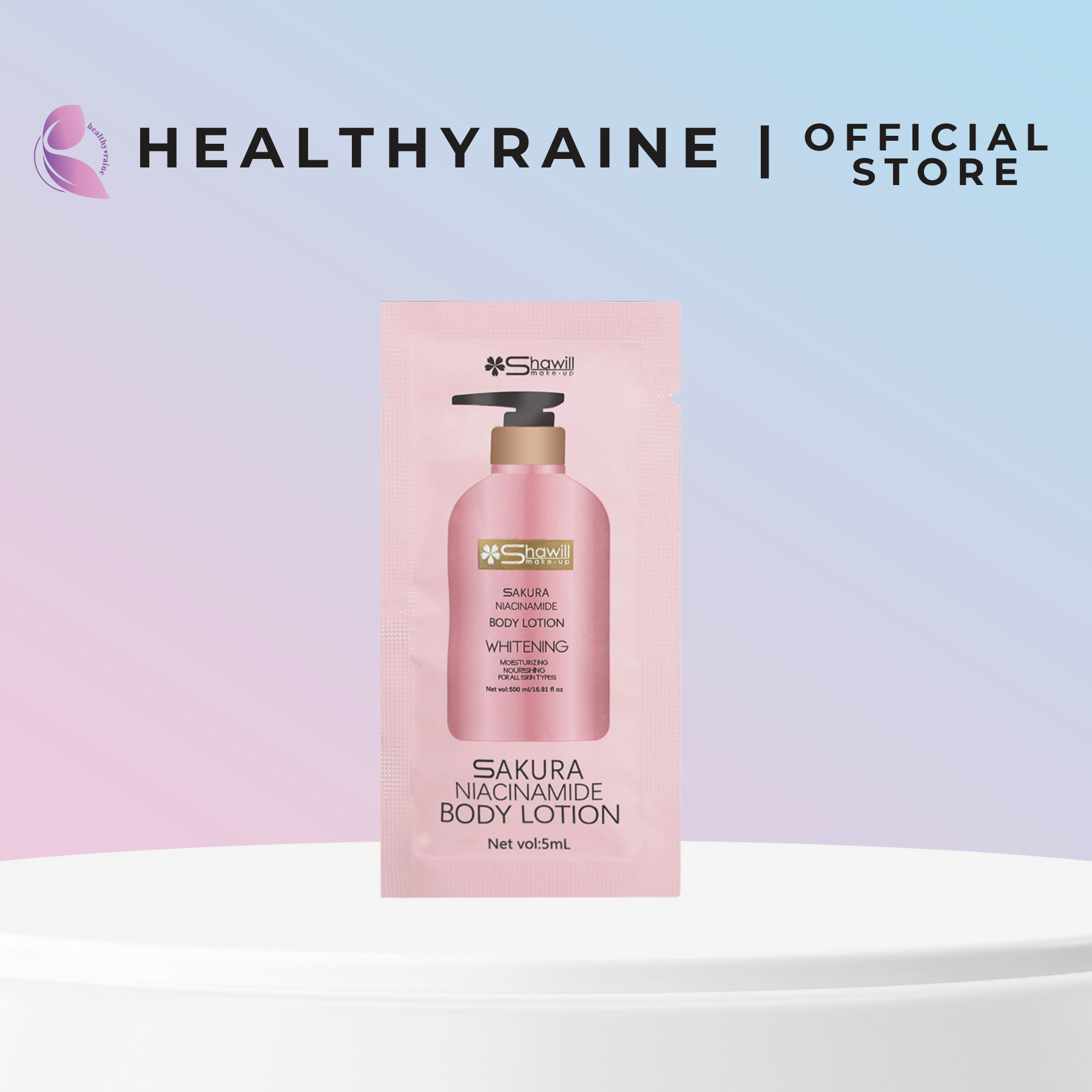 SHAWILL Sakura Niacinamide Body Lotion Sachet 5ml | Shopee Philippines