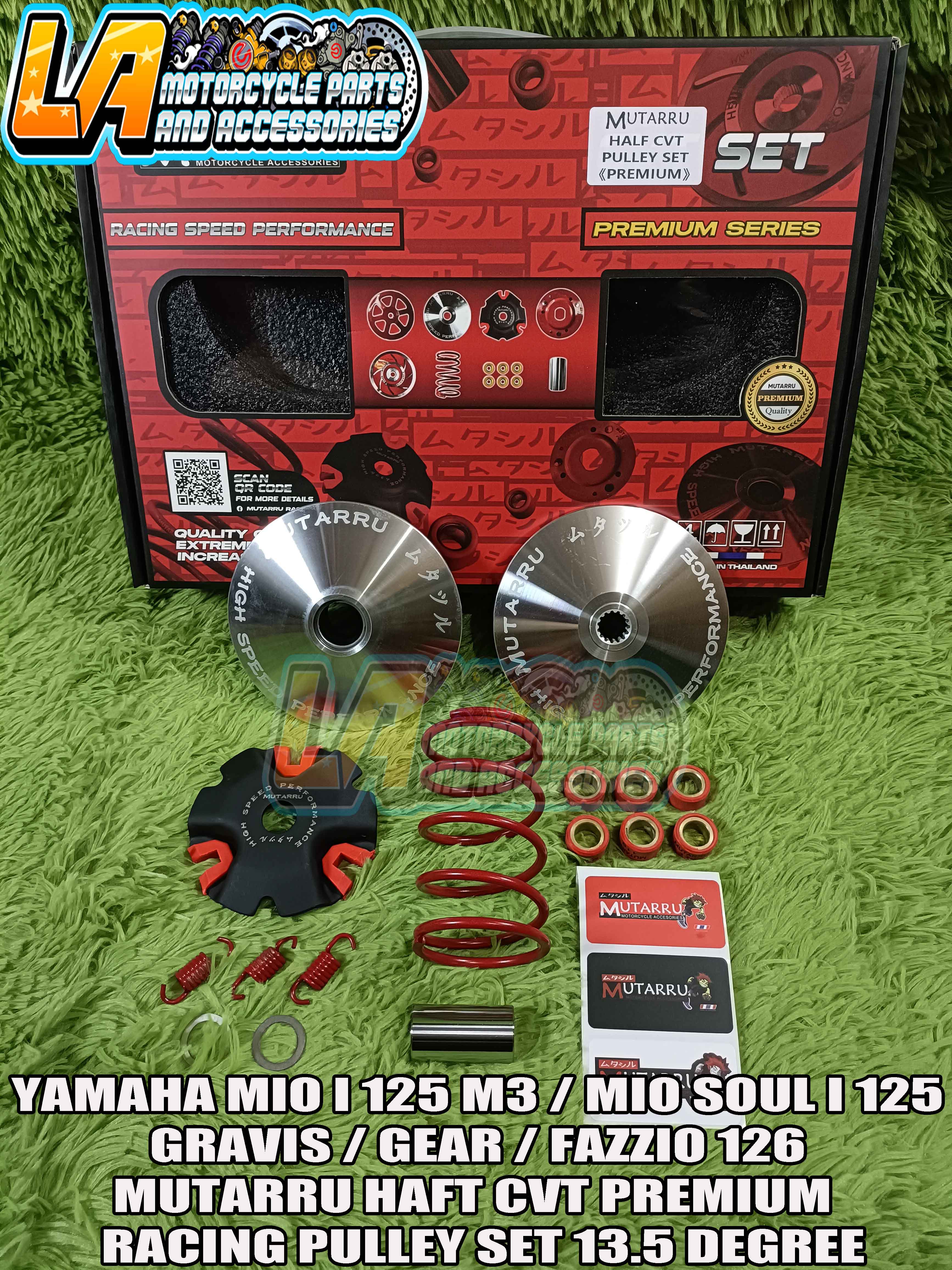 YAMAHA MIO I 125 M3 / MIO SOUL I 125 GT / GEAR / GRAVIS / FAZZIO MUTARRU PREMIUM RACING PULLEY ...