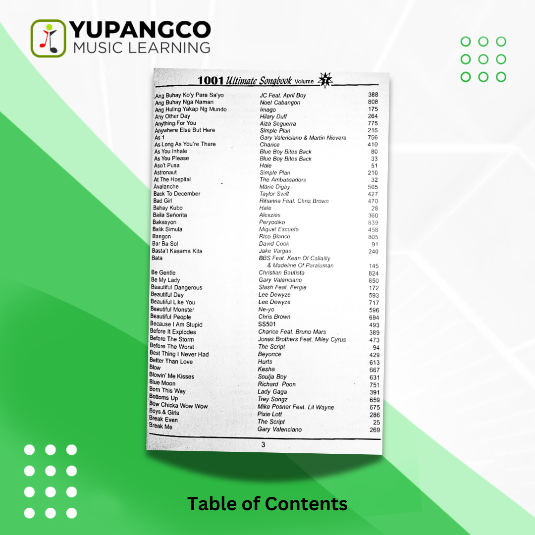 1001 ULTIMATE SONGBOOK VOL. 7 - Lyrics with Guitar Chords | Shopee ...