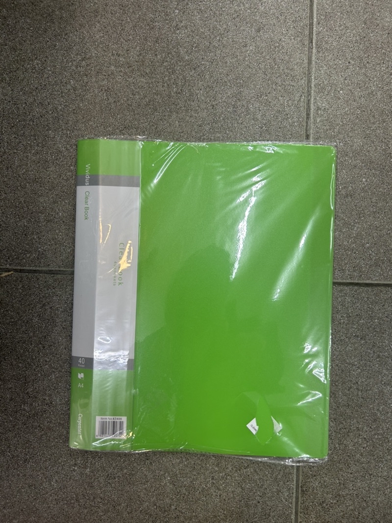 Clear Book A4 and Long - 60 / 80/ 100 pockets- Clearbook - Carpenter ...