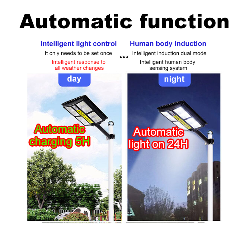 solar street light outdoor waterproof IP67 solar light automatic ...