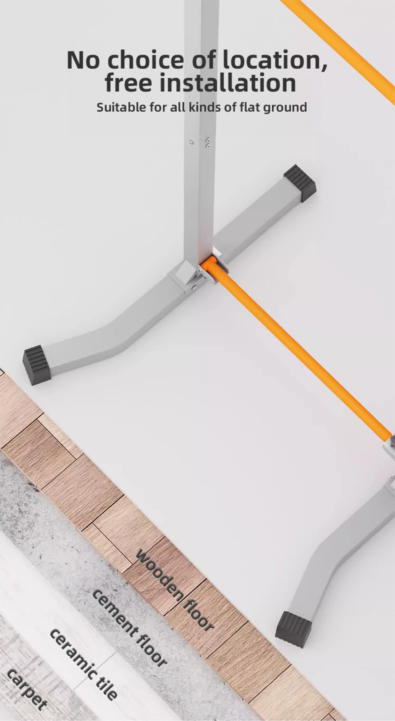 Calliven Folding horizontal bar Pull-up bar Indoor floor-standing ...