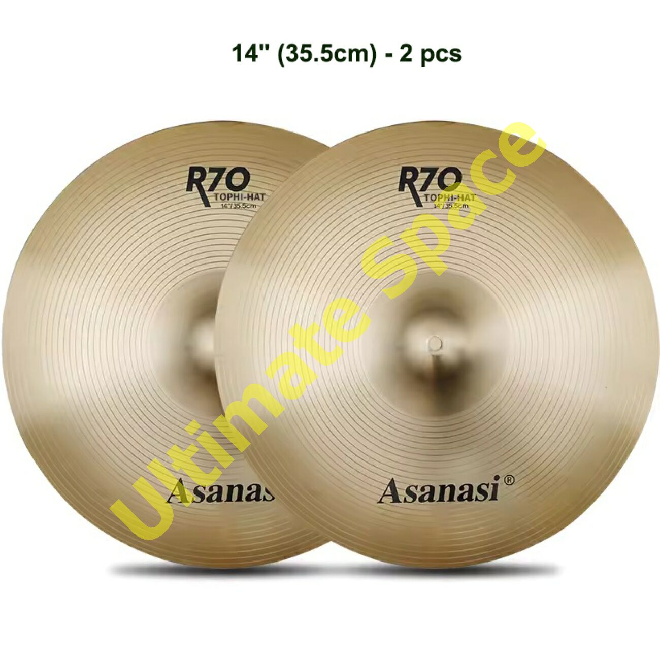 Drum Kit R70 Alloy Cymbals Set 1 set of 5 pcs includes: 20"/18"/16"/14 ...