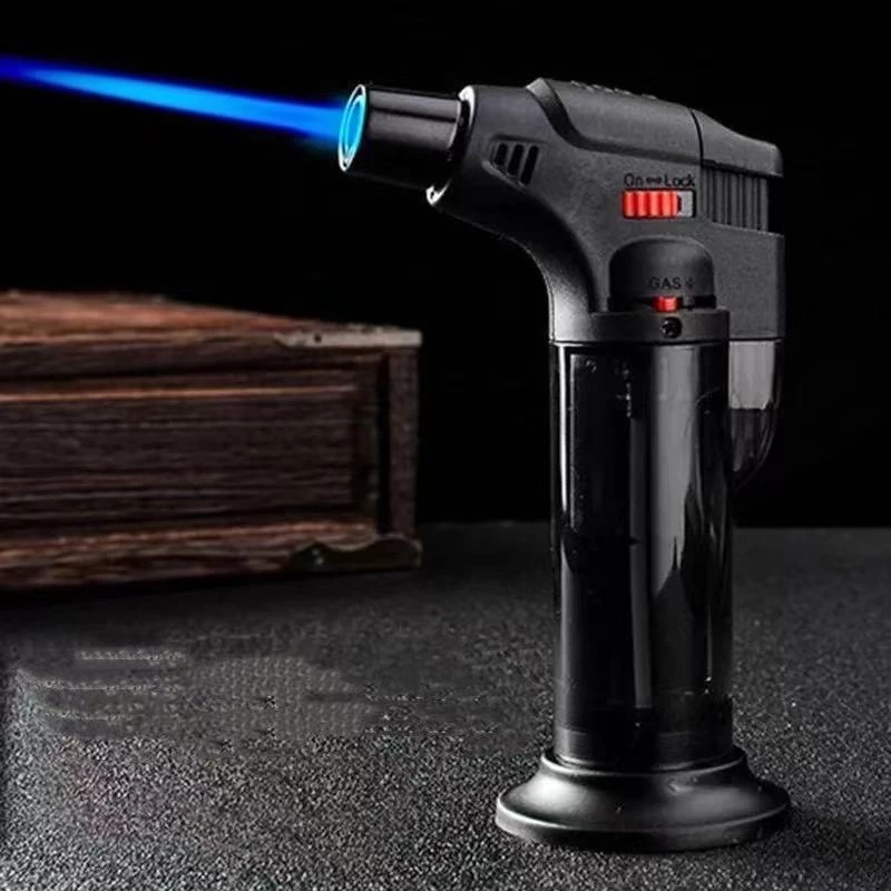 Large Windproof Refillable Jet Torch Lighter Gas Flame Brazing Gun Tool ...