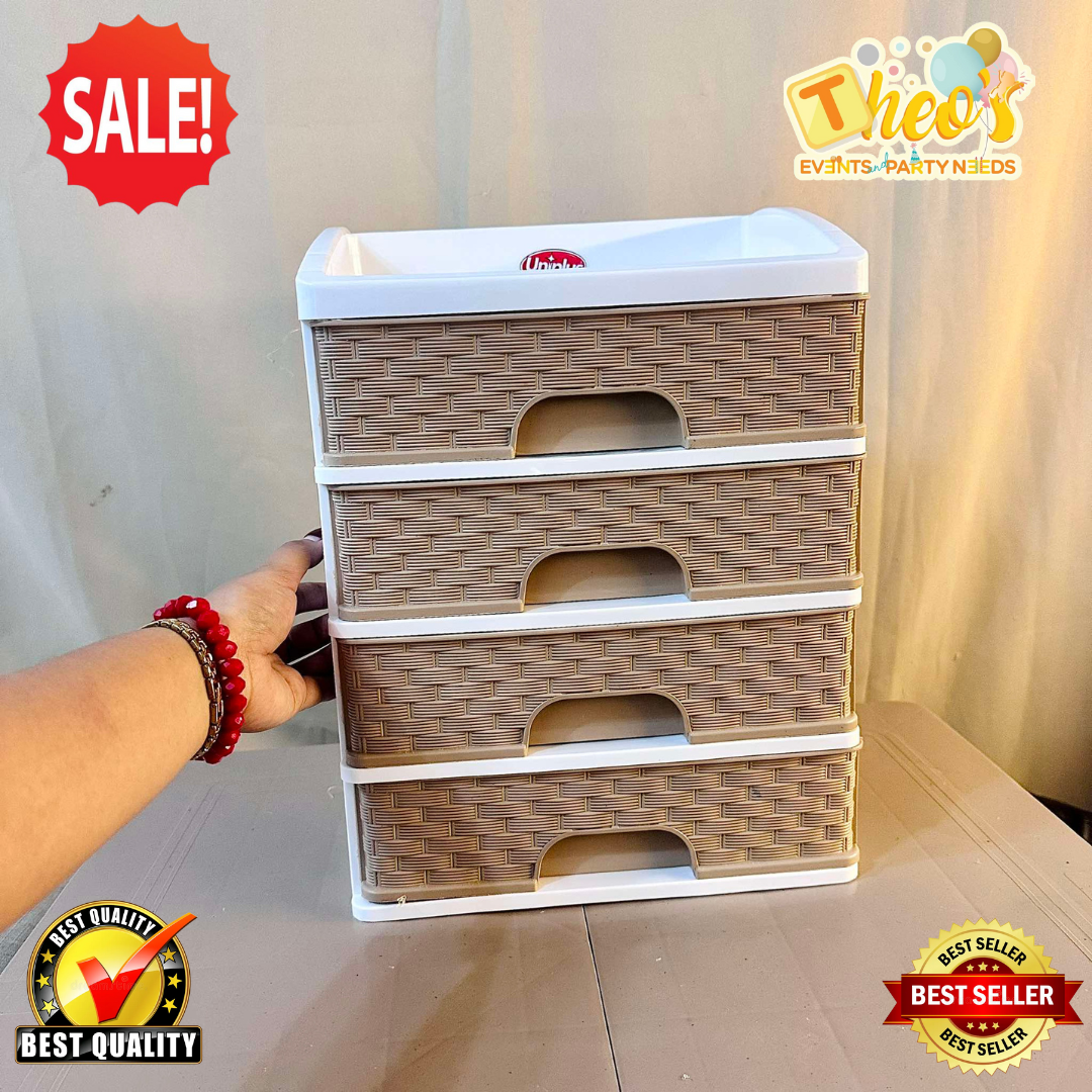 8822Layer Rattan Mini Drawer Desk Organizer School Supplies Storage ...