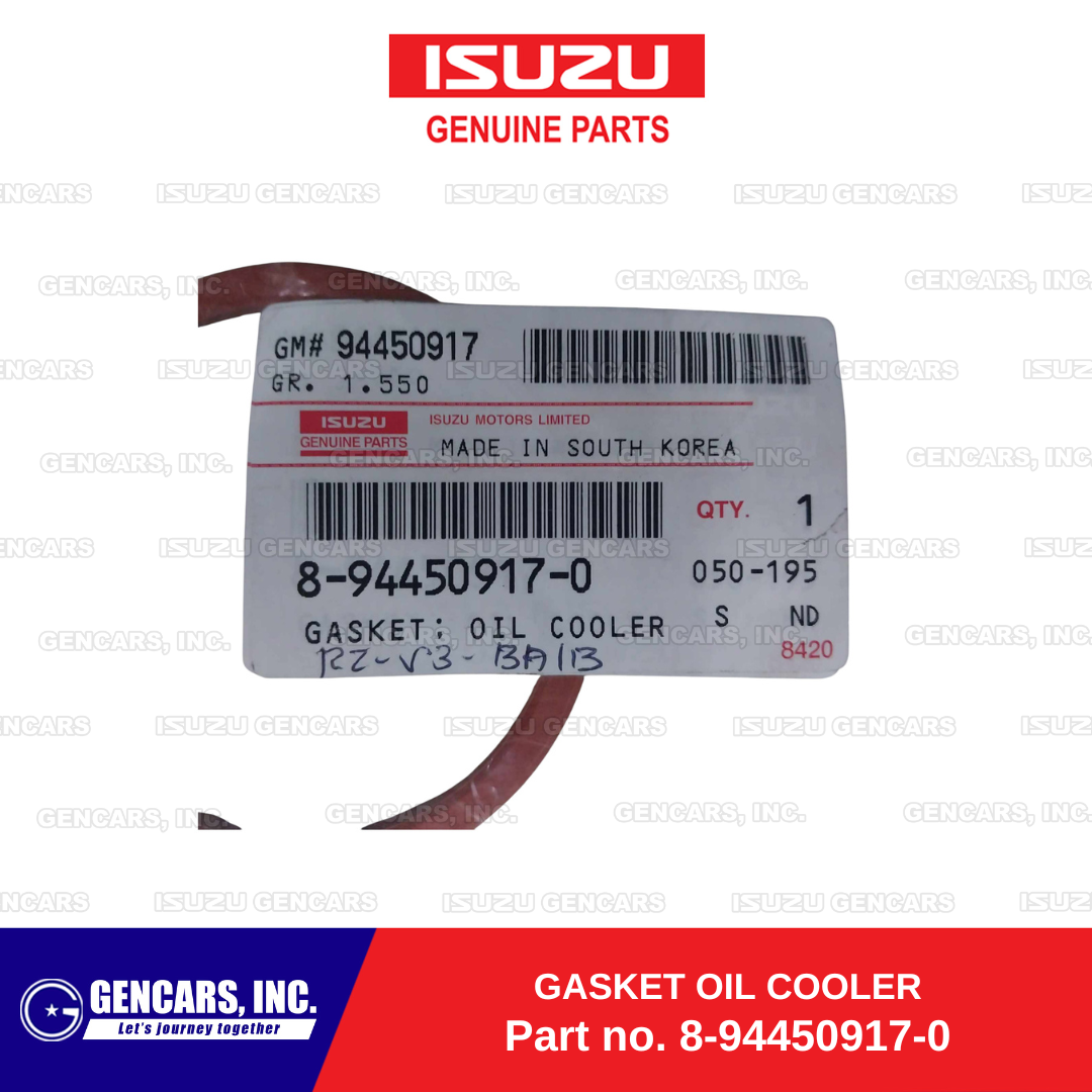 Isuzu Gasket Oil Cooler for Crosswind 2007-2013/ Dmax 4JA1 (8944509170 ...