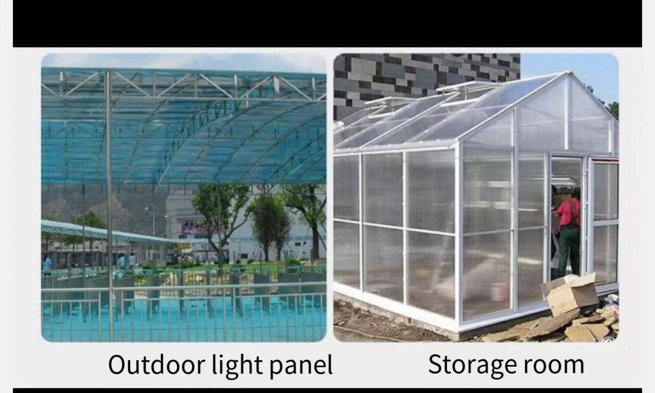 Sunlight Board Transparent Canopy Resistance Board FRP Roof Lighting ...
