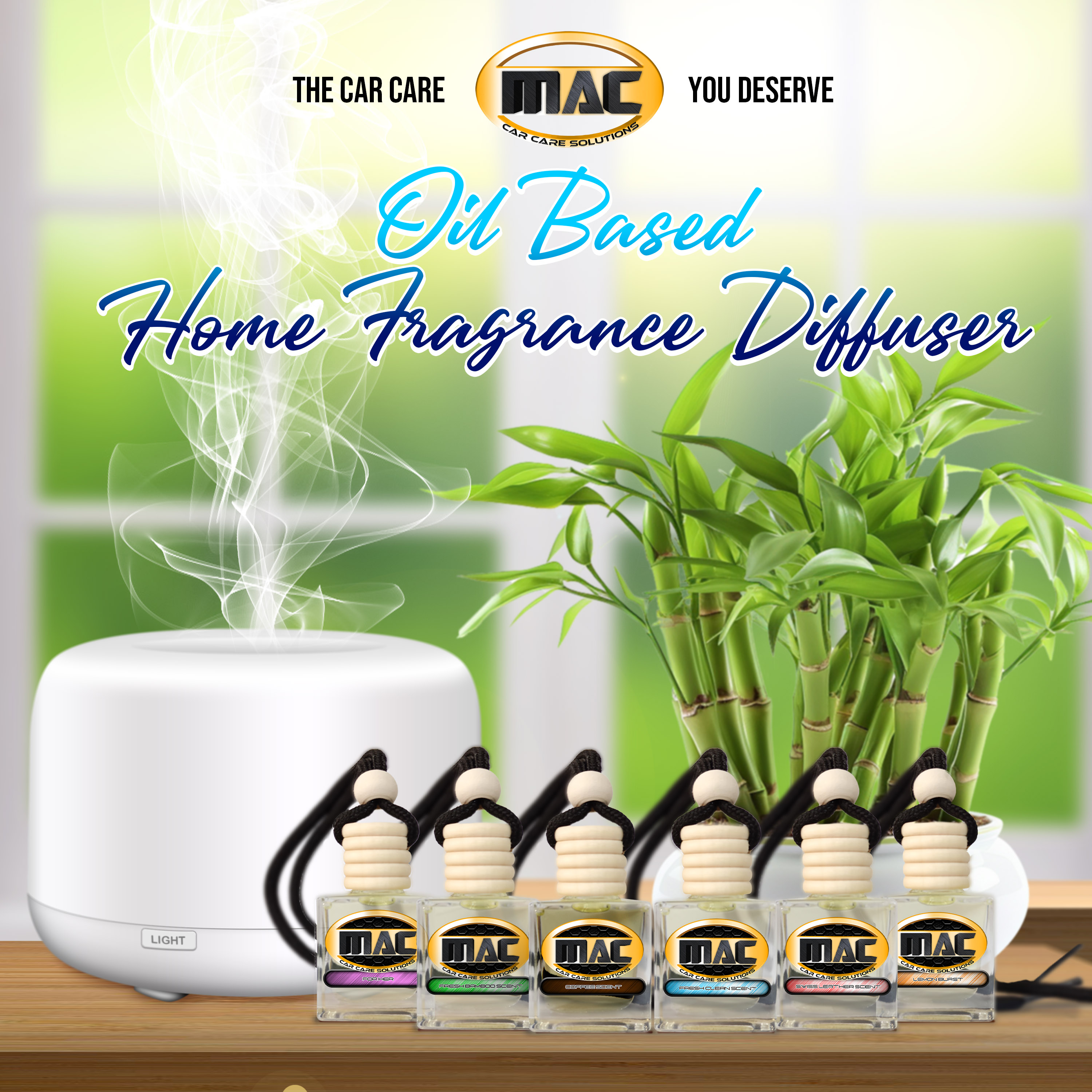 WiiZE Car Hanging Diffuser Oil Based – Long-Lasting Perfume & Odor ...