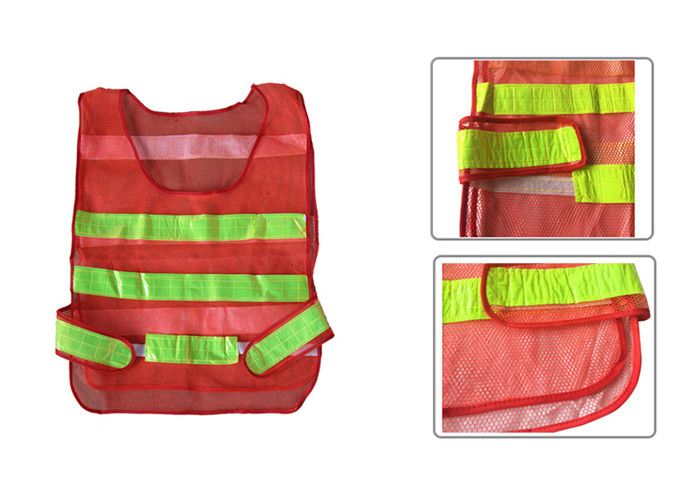 MESH SAFETY VEST REFLECTORIZED ORANGE CONSTRUCTION , TRAFFIC OFFICER ...