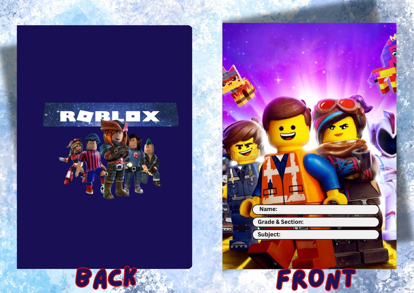 ROBLOX NOTEBOOK, STAPLED A5, COMPOSITION AND WRITING NOTEBOOK | Shopee ...
