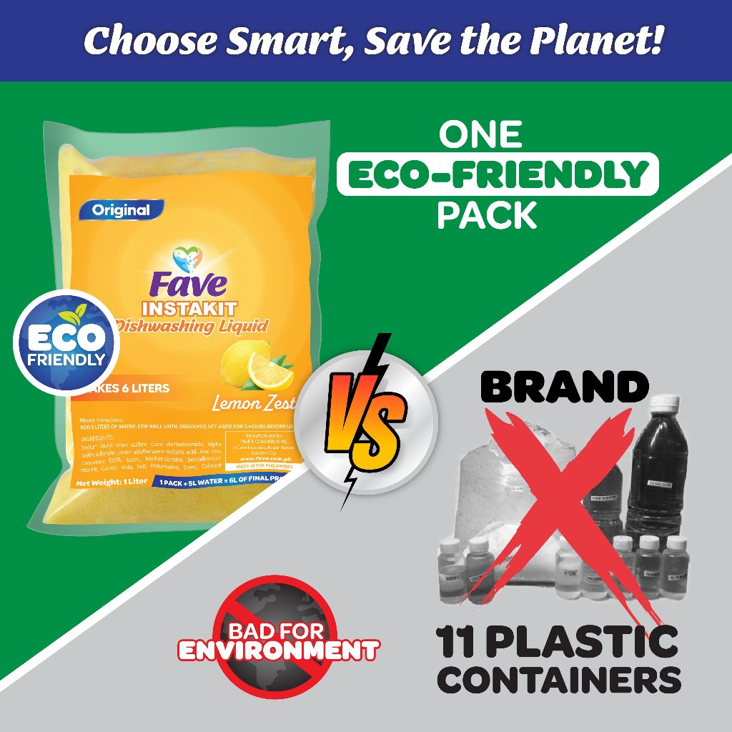 FAVE ORIGINAL premium dishwashing liquid just add water for 2L-15L ...