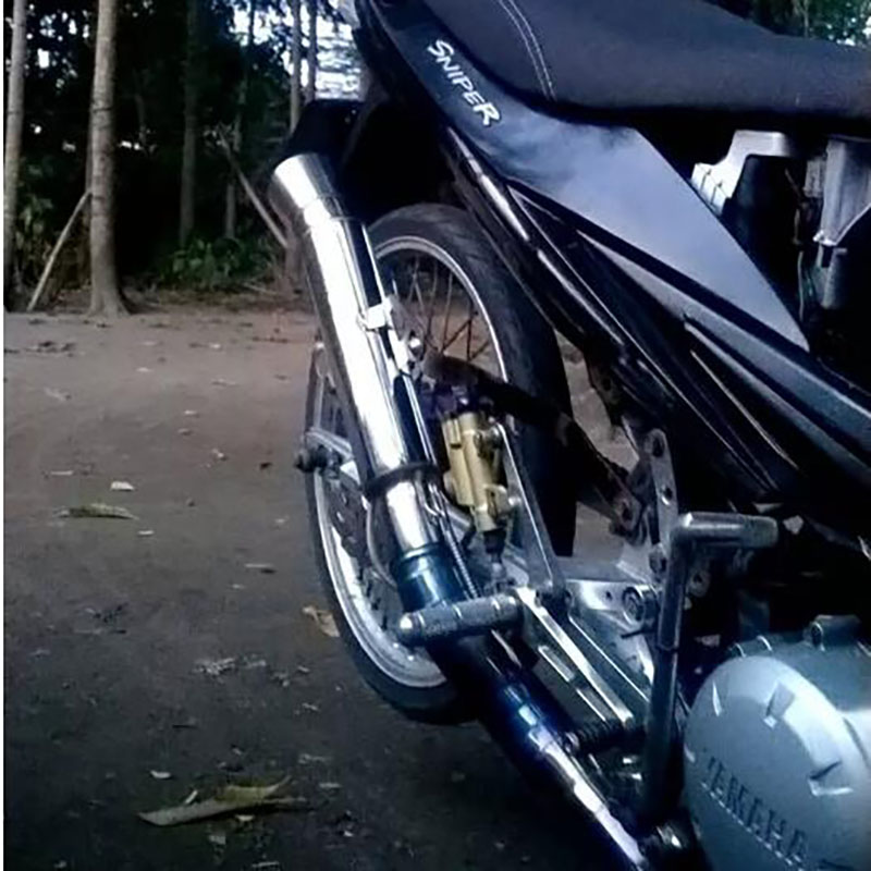 Universal 51mm Motorcycle Exhaust Pipe Locomotives Open Pipe Stainless ...