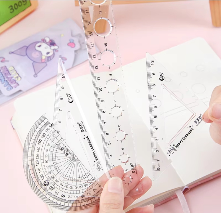 KST Kawaii Anime Kt Melody KUROMI School Supplies Ruler Triangular ...